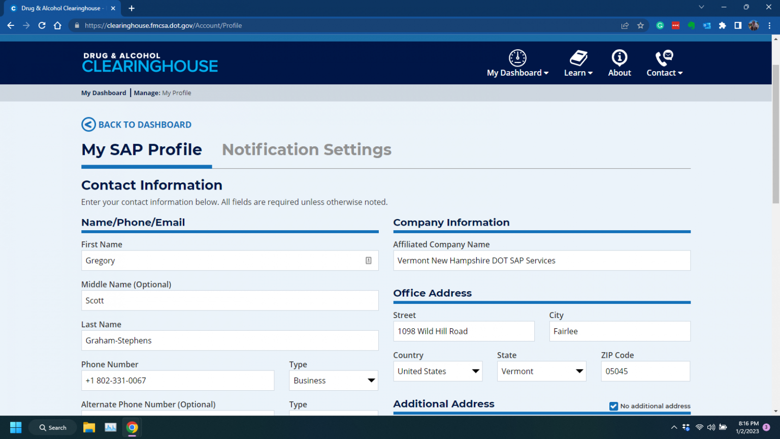 How to Designate an SAP - DOT SAP Evaluations for New Hampshire and Vermont